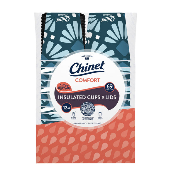 Chinet Comfort Disposable 12 oz. Hot Cups and Lids, 69 ct. – My Coffee ...
